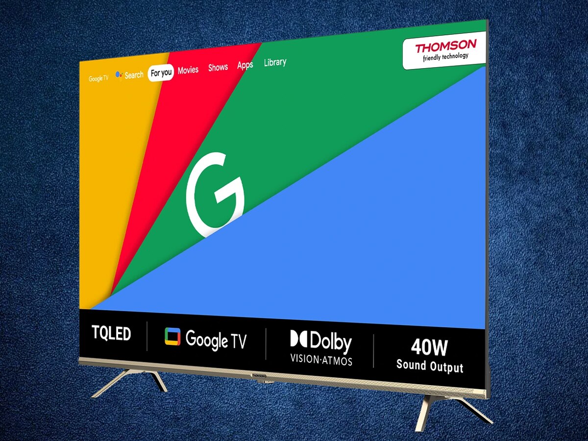 Thomson 55 inch QLED 4K Google TV Review 40W Dolby Audio Stereo Box ...