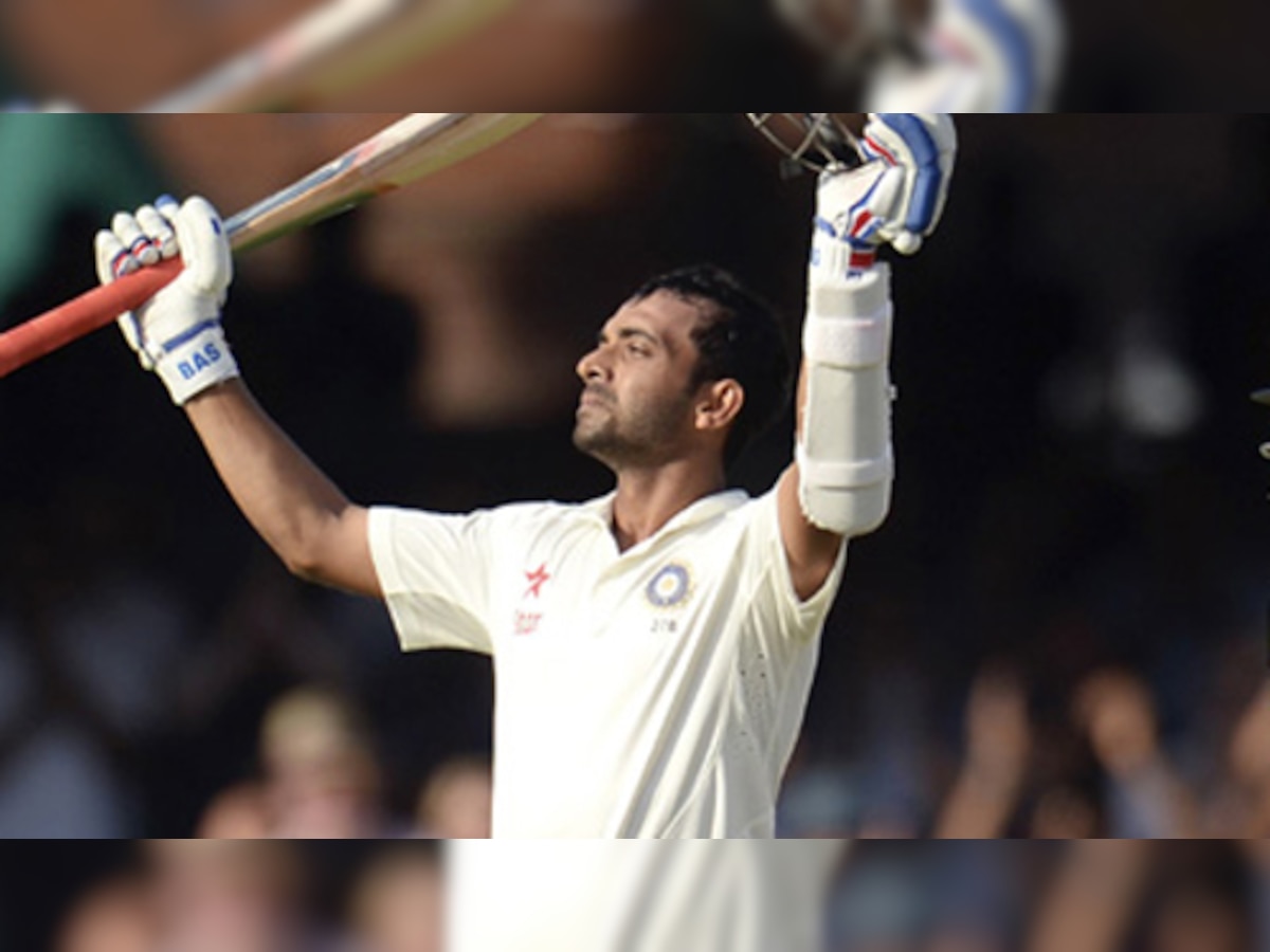 Rahane became the fourth Indian to score a century in the first match ...