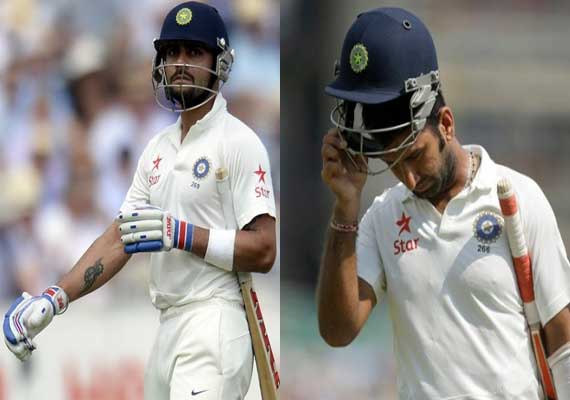 Kohli and Pujara sets new records of failures in England | इंग्लैंड में ...