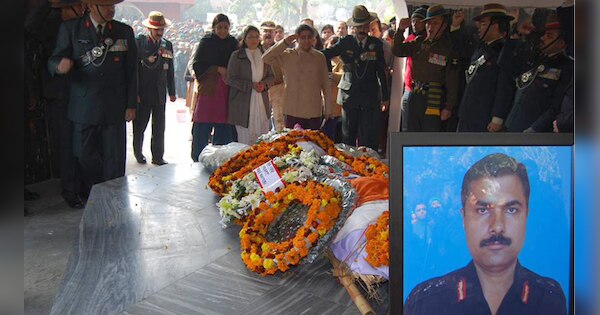 Tributes paid to Colonel MN Rai martyred in Kashmir gunfight | शहीद ...