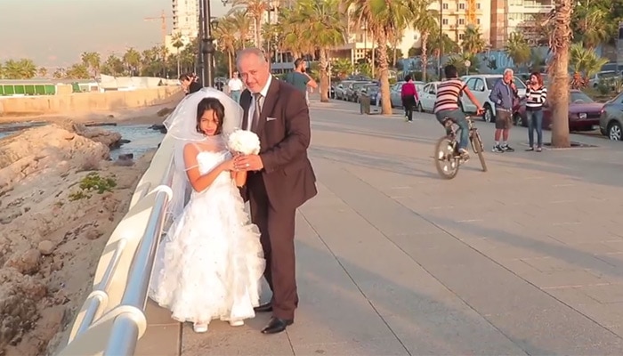12-year old girl is married to an old man, Watch the video, viral on ...