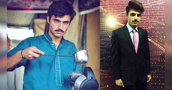 Blue-eyed Pakistani Chaywala become viral on social media, why? | नीली ...