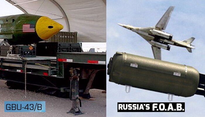 Russia's ATBIP more than 4 times powerful of US bombs | अमेरिकी बम से ...