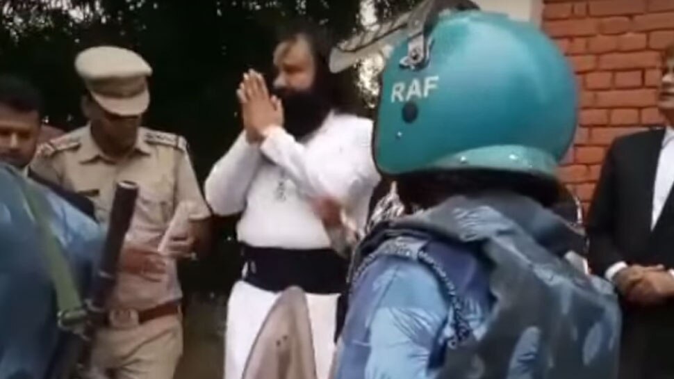 after court verdict Z+ cops planned to evacuate ram rahim | दोषी साबित ...