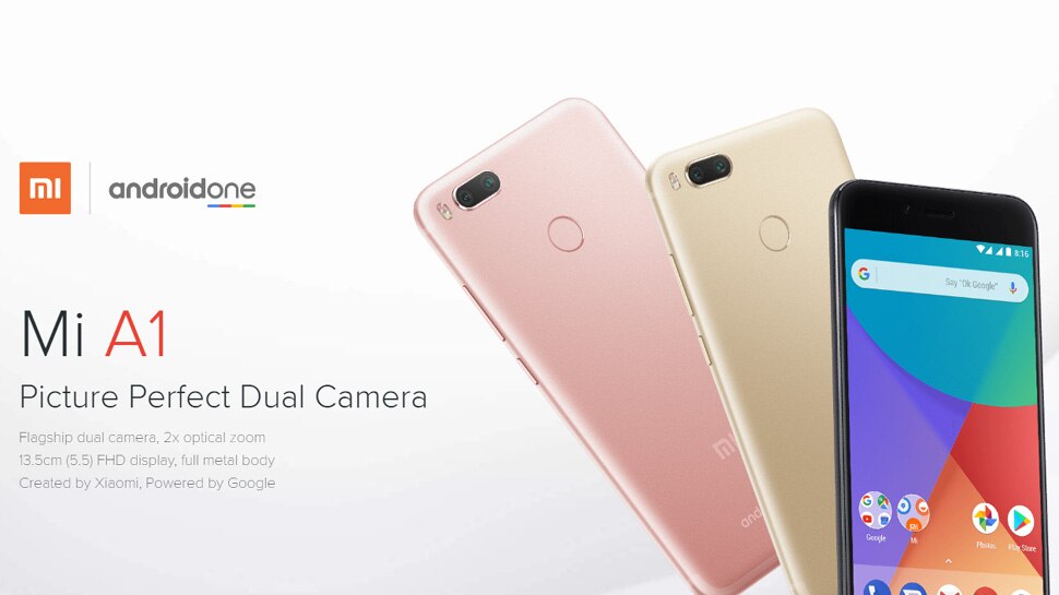 Xiaomi Mi A1 Android One smartphone with dual cameras launched in India ...