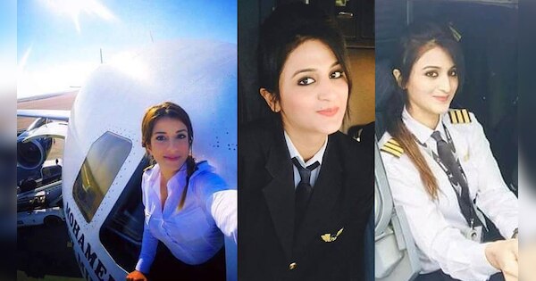See a picture of Pakistan's glamorous female pilot being viral on the ...