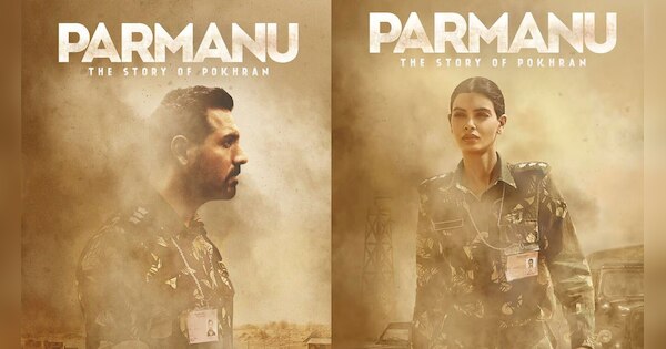 poster of movie parmanu is launched, john and daina penty shared on ...