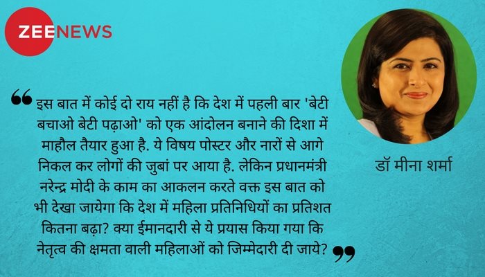 DR Meena sharma blog When female MPs and MLAs number numbers increase ...