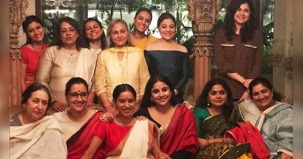 जया बच्‍चन के घर बॉलीवुड हीरोइनों ने इस अंदाज में मनाई बसंत पंचमी ...