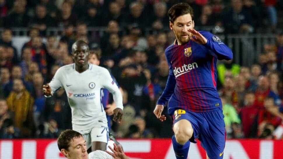 मेसी ने पूरा किया चैंपियन्स लीग में गोल का शतक | Lionel Messi completes ...