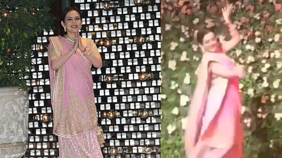 nita ambani dance video and mukesh ambani in isha ambani anand piramal ...