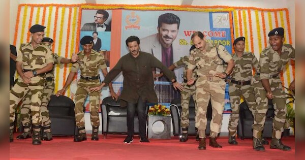 CISF jawans doing dance with film actor Anil Kapoor, See Video | CISF ...