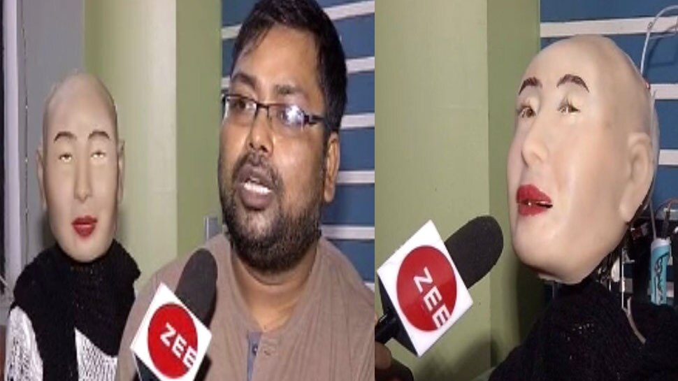 Ranjit Shrivastav developed Rashmi Robot talk in Bhojpuri at Ranchi ...