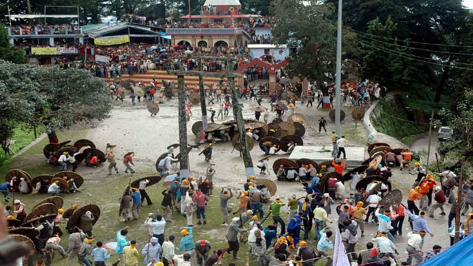 Bagwal stone pelting festival held in Champawat, part of a ritual to ...