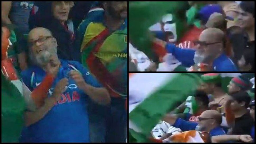 Viral video: Pakistan Chacha Chicago Waves Indian Tri Colour to Support ...