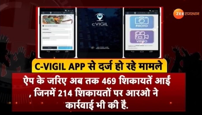 'c-vigil app' for fair Rajasthan assembly elections | निष्पक्ष चुनाव के लिए निर्वाचन आयोग की 'सी ...