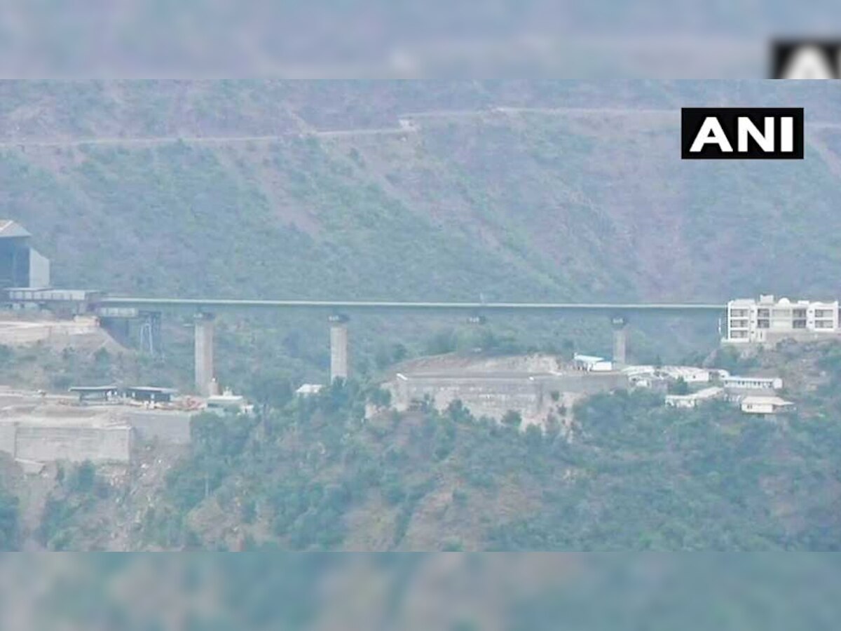 Jammu and Kashmir : Visuals of the world's highest railway bridge being ...