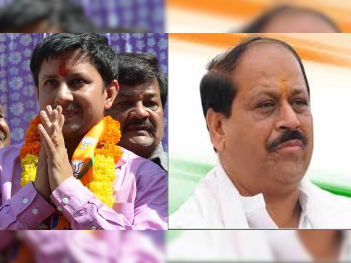 Kailash Vijayvargiya son aakash fight with Ashwin Joshi form indore-3 ...