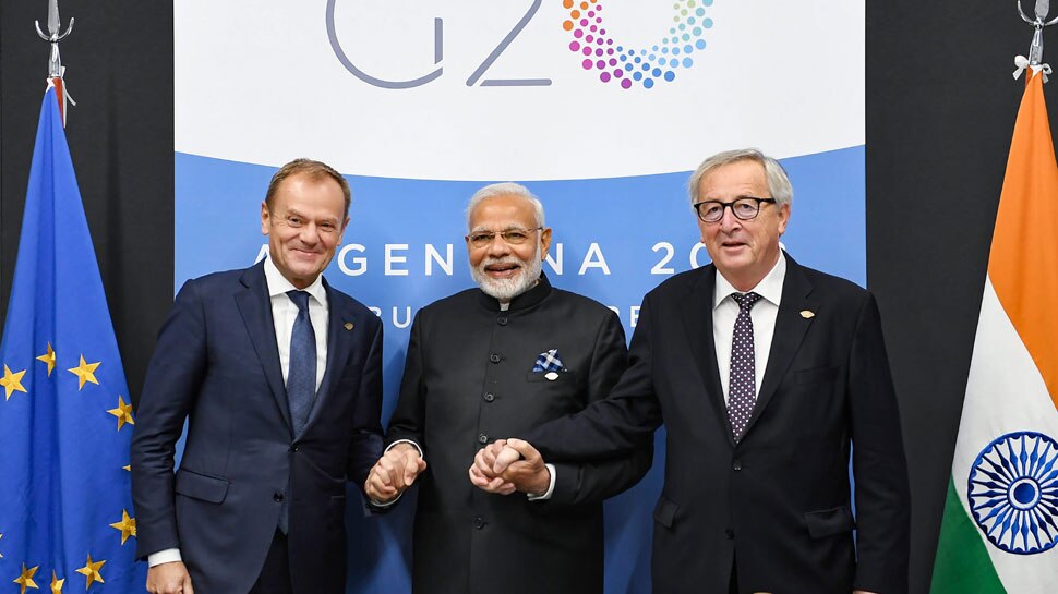 Narendra Modi meets EU leaders, discusses terrorism | पीएम मोदी ने ...