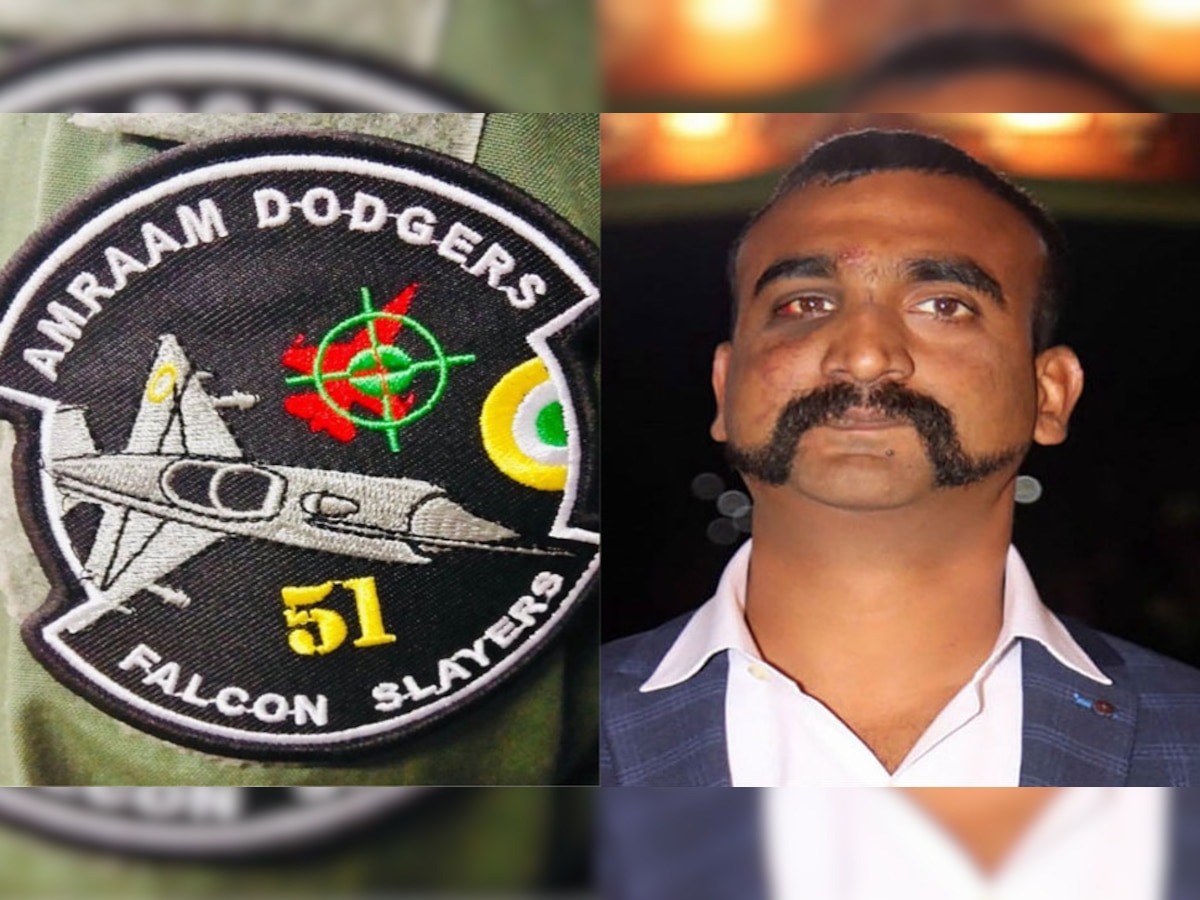 IAF wing commander abhinandans squadron gets falcon slayer patches ...