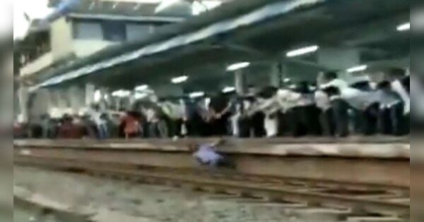 WATCH: A man survives after he got stuck between the platform and the ...