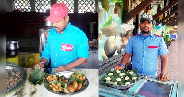 ratlam station serving food in eco friendly plates photo goes viral ...