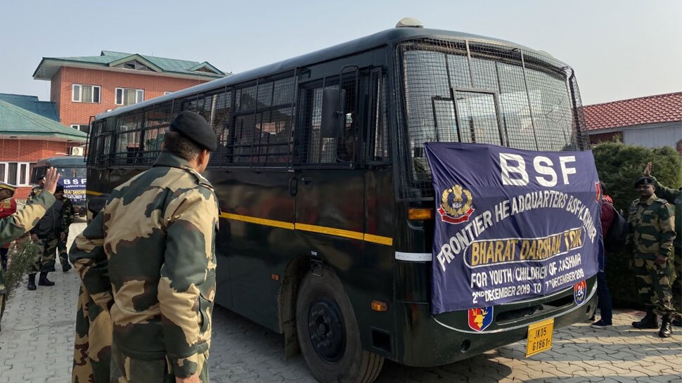 BSF organised country tour for J&K 82 students | जम्मू कश्मीर के 82 ...