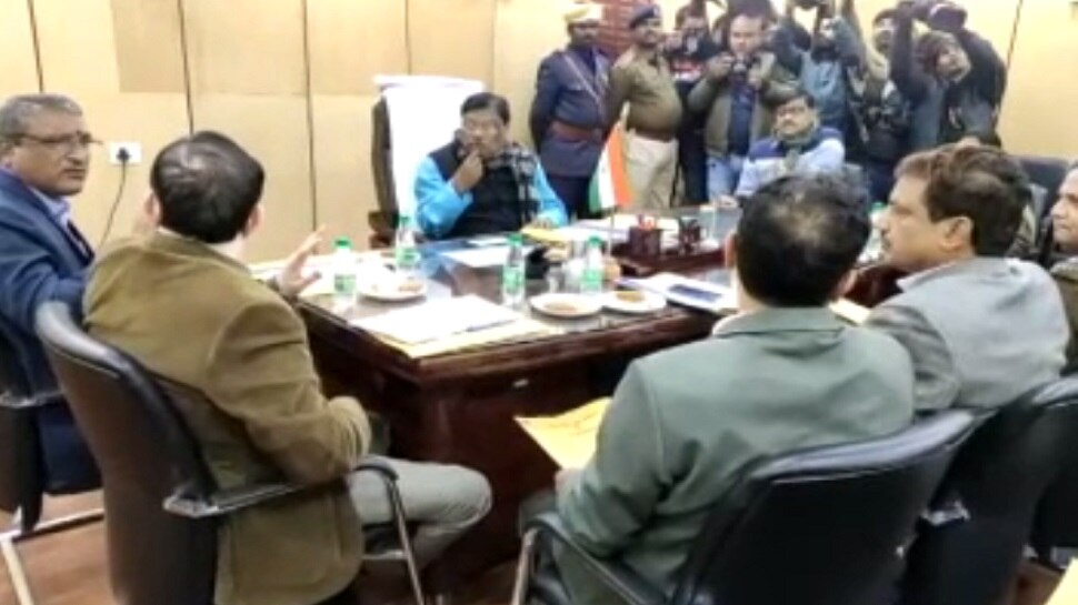 Jharkhand Protem speaker stephen marandi hold meeting with officials ...