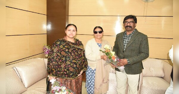 Rabadi devi met CM Hemant soren and wishes him best wishes | सीएम सोरेन ...