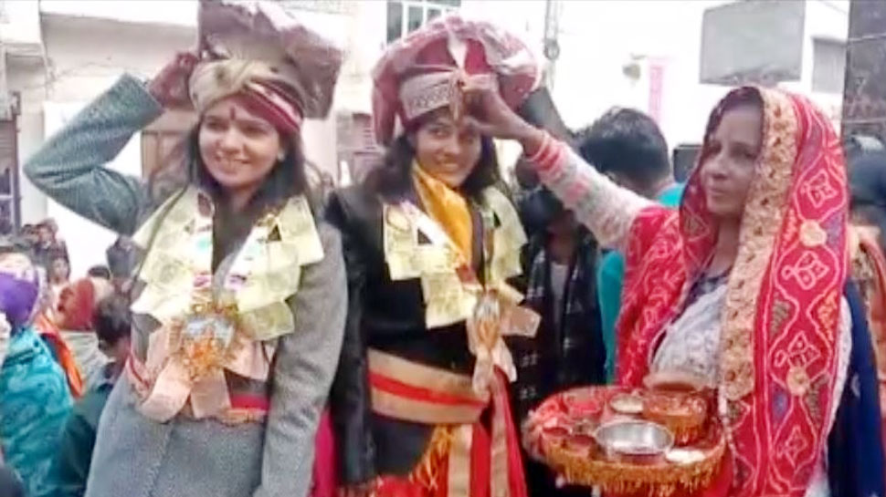 Haryana brides break tradition, salute world | हरियाणा की दुल्हनों ने ...
