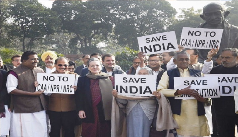 Opposition's slogans on caa, stop shooting, stop breaking the country ...