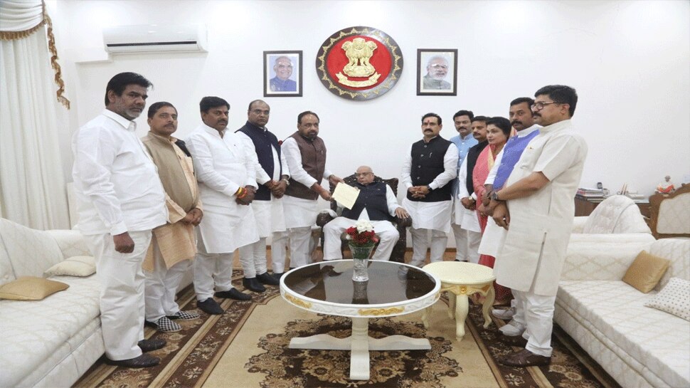Leader of Opposition in Madhya Pradesh Gopal Bhargava calls on Governor ...