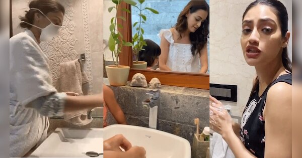 #safehandschallenge: Viral On Bollywood Deepika Padukone Anushka Sharma ...