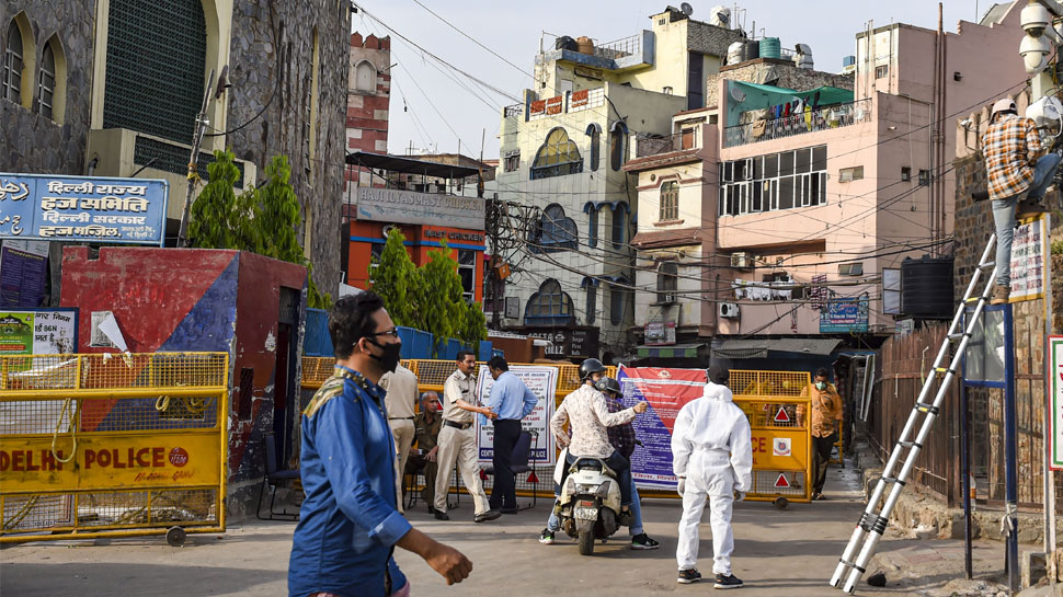 7 corona positive found in Deoli village in Delhi, Area sealed | दिल्ली ...