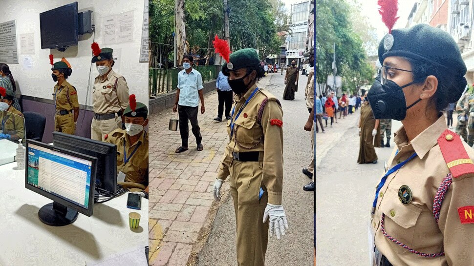 NCC cadets work with administration to fight against Corona in Delhi ...