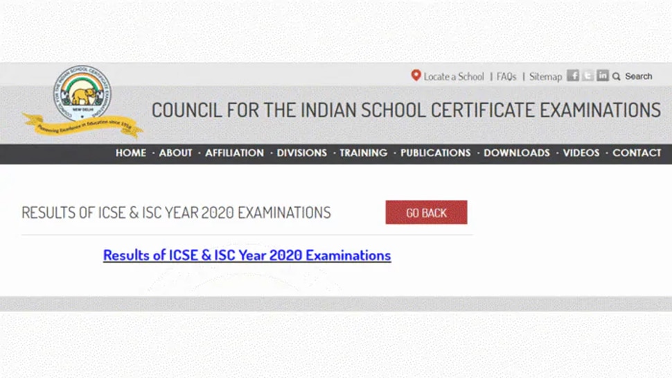 ICSE result 2020 10th and 12th result released on official website of ...