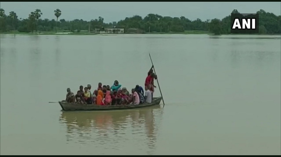 Flood condition arises in many districts of Bihar| बिहार के कई इलाकों ...