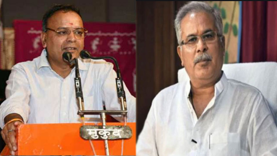 chhattisgarh Former minister Ajay Chandrakar tightened up on Godhan ...