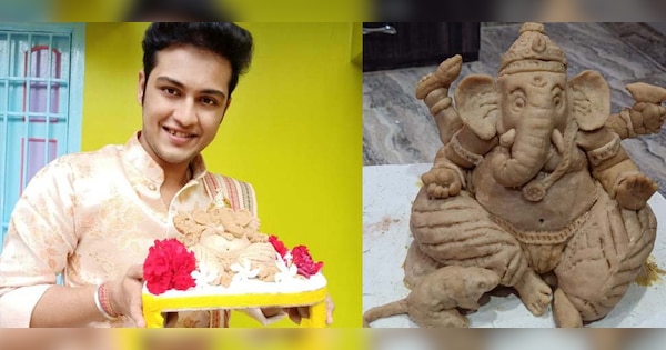 actor swaraj barik made a ganapati idol in atta | ଅଟାରେ ଗଣପତିଙ୍କ ...