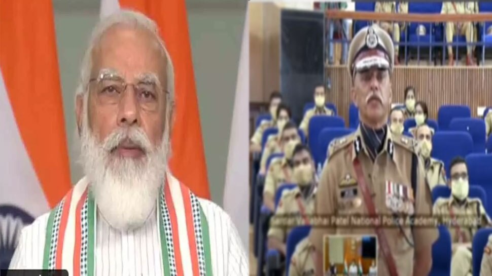 PM Narendra Modi in his address to young IPS Officers advise them to ...