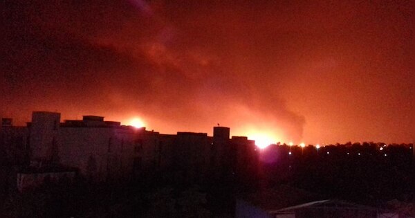 Fire at ONGC plant in Surat, people were shaken by the blast at 3 am ...