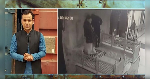 Viral Video Of Thief praying to god and stealing at temple in Panipat ...