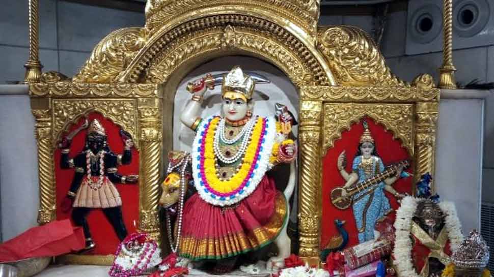 A fascinating view of the historic Jhandewalan temple on the first day ...