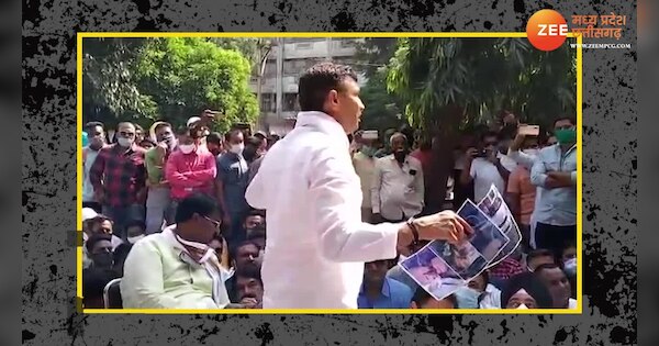 video Jeetu Patwari threatens ASP rajesh raghuvanshi in front of DIG in ...