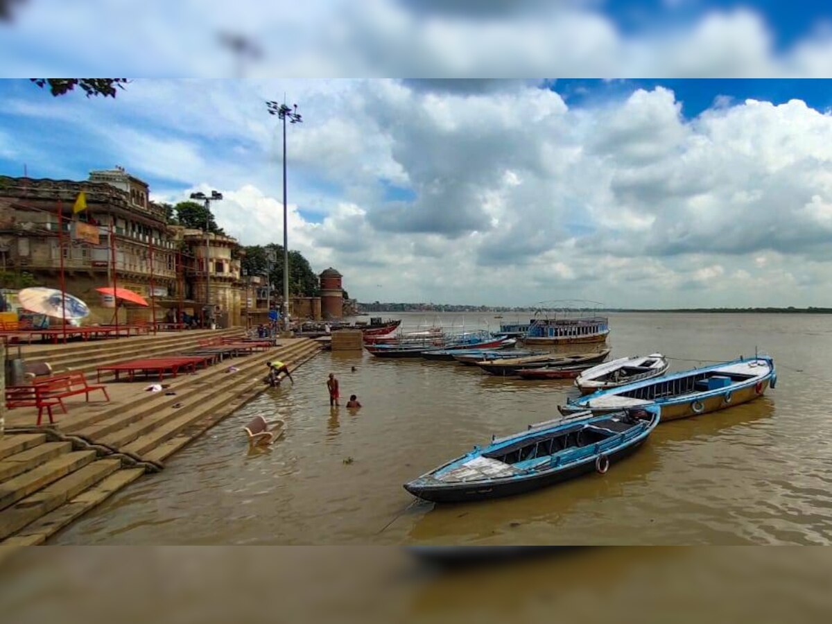Cleaning at Ganga Ghat will be hitech CCTV also Install To Check Safety ...