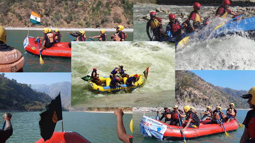 Uttarakhand River rafting & cycling expedition 'Shaurya' ITBP Auli is ...