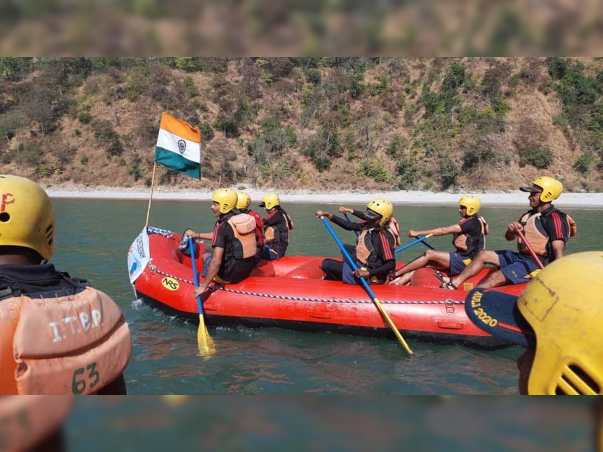 Uttarakhand River rafting & cycling expedition 'Shaurya' ITBP Auli is ...