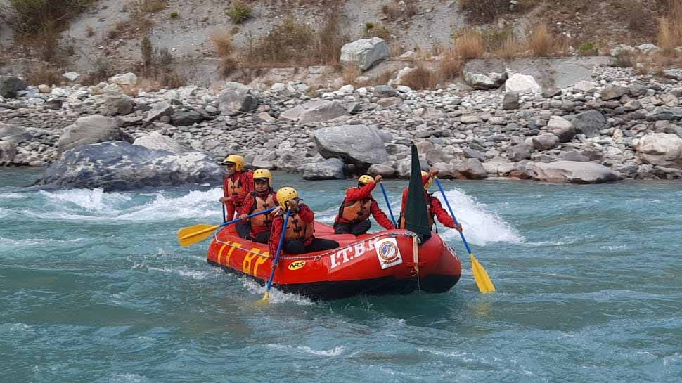 Uttarakhand River rafting & cycling expedition 'Shaurya' ITBP Auli is ...