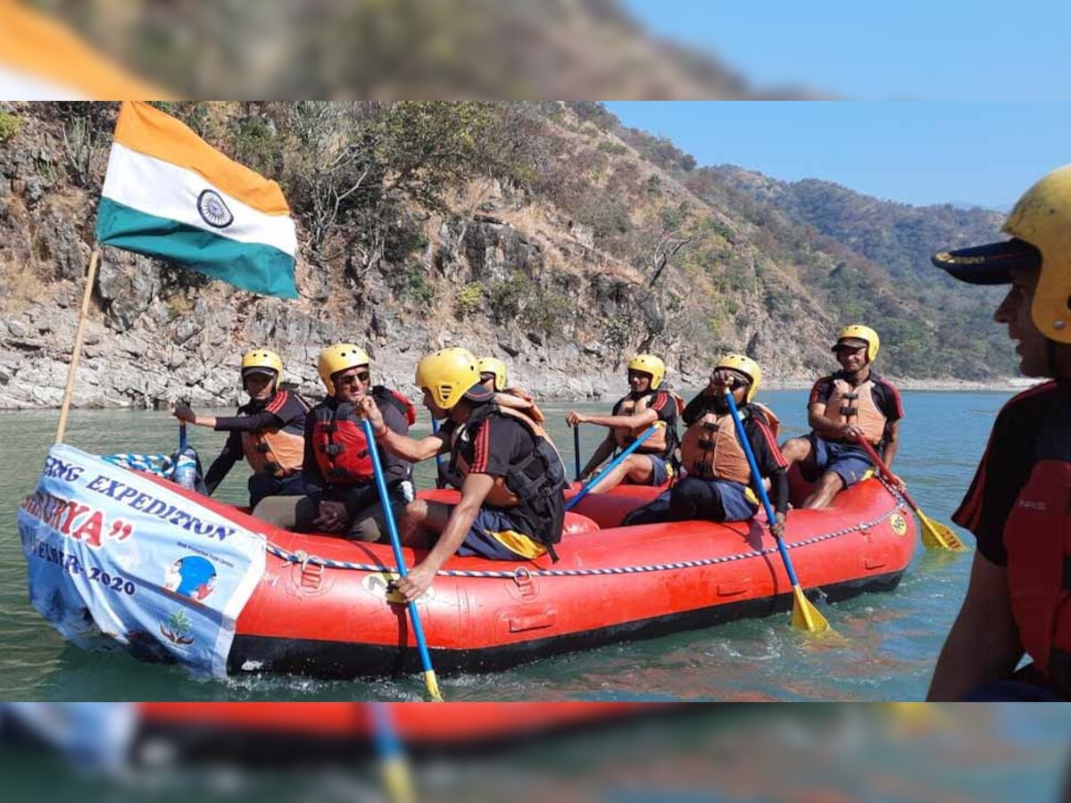 Uttarakhand River rafting & cycling expedition 'Shaurya' ITBP Auli is ...