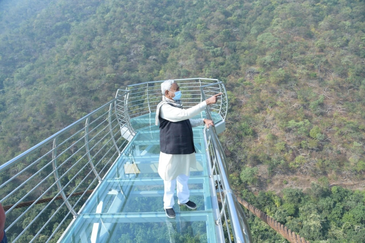 india s 2nd glass bridge rajgir safari images | देश का दूसरा Glass ...